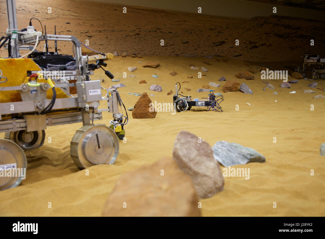 A small scout prototypes for the ESA ExoMars rover mission to Mars is ...