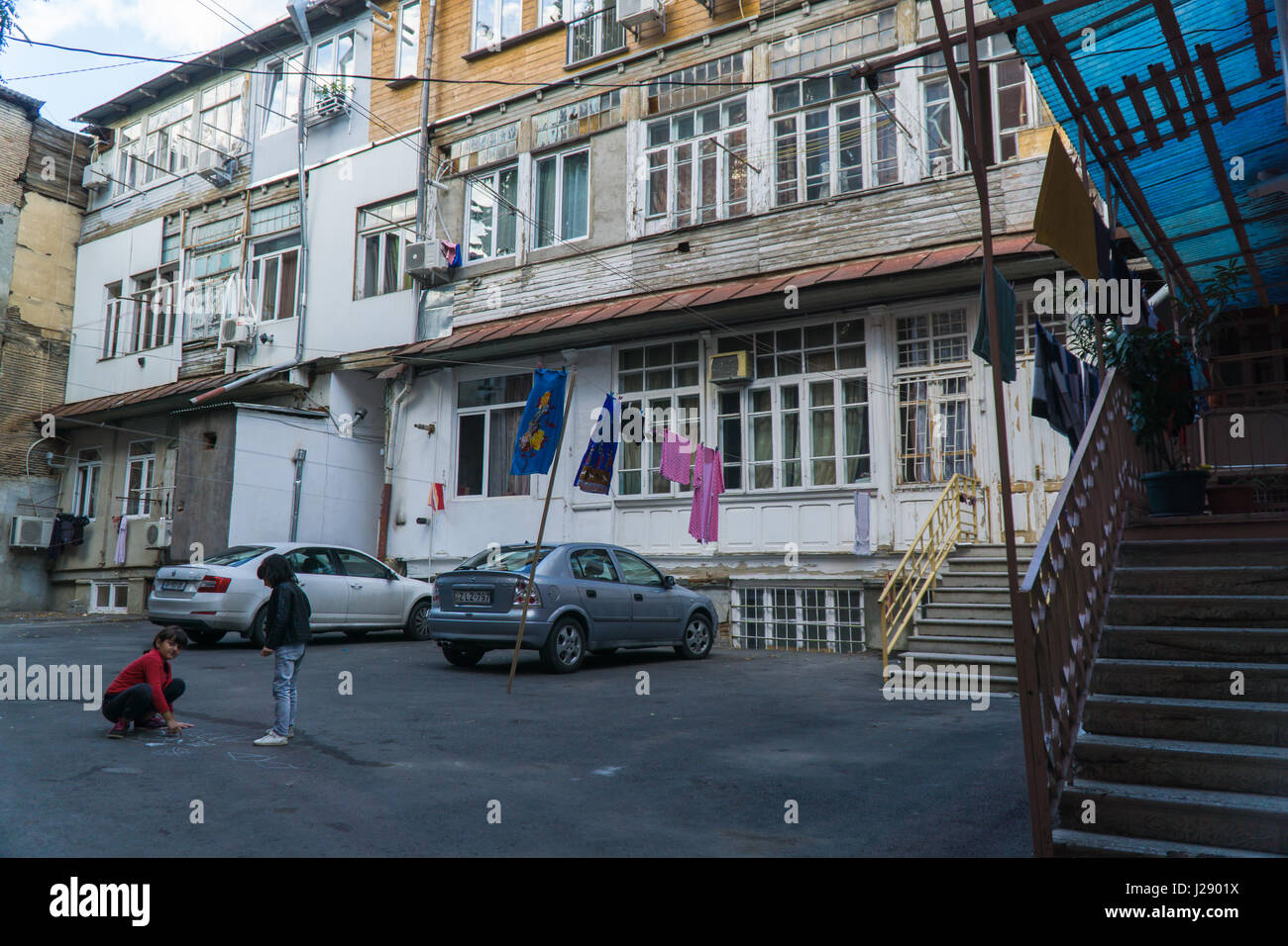 Old Town Tbilisi Courtyard High Resolution Stock Photography and Images ...