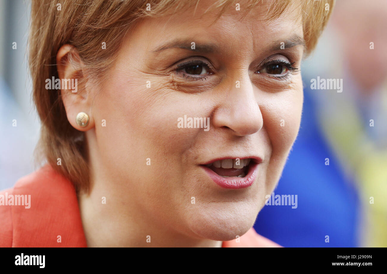 First Minister Nicola Sturgeon meets SNP candidates and activists in ...