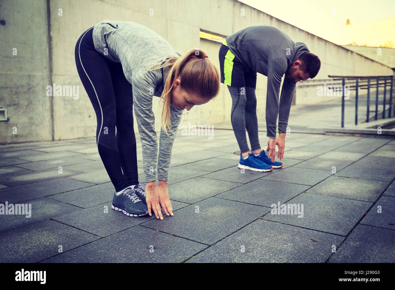 Bending forward hi-res stock photography and images - Alamy