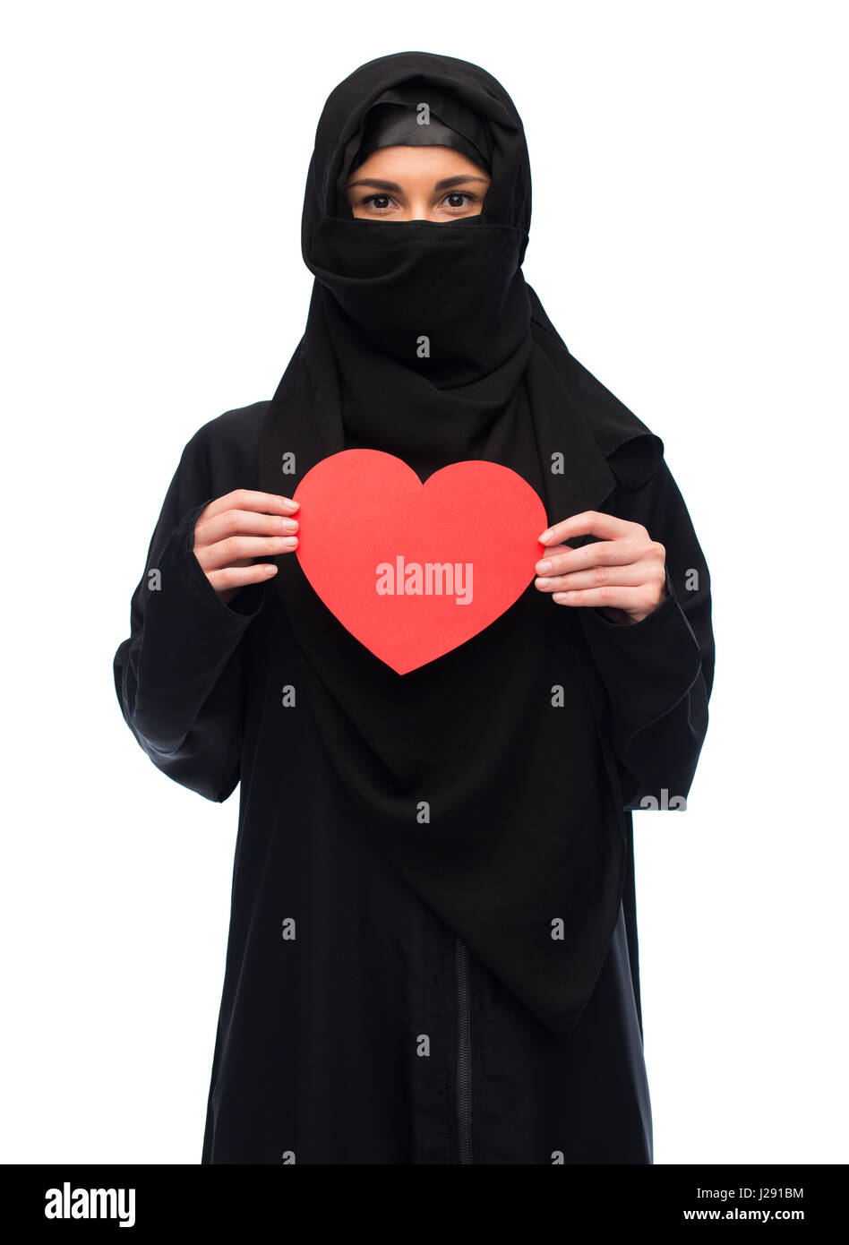 Muslim hijab woman holding hi-res stock photography and images - Alamy