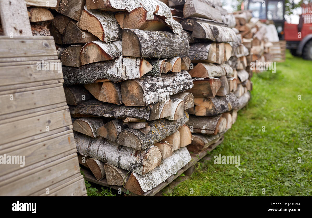 Stack wood farm in hi-res stock photography and images - Alamy