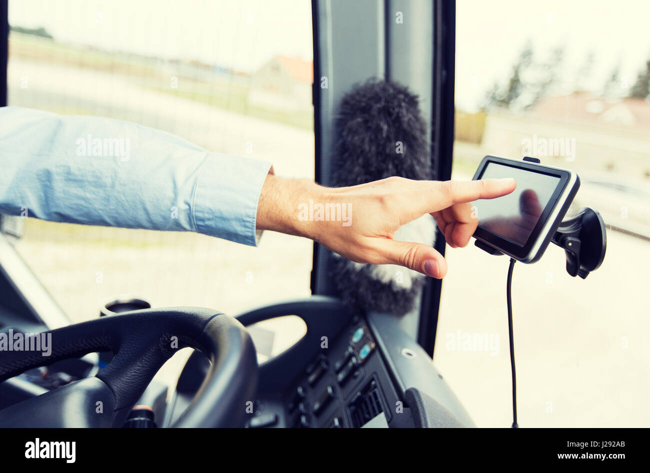 Driving gps application hi-res stock photography and images - Alamy