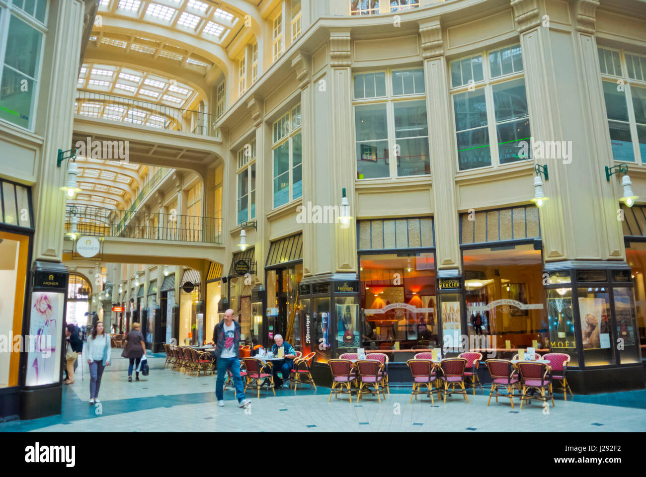 Mädler-Passage, Altstadt, old town, Leipzig, Saxony, Germany Stock ...