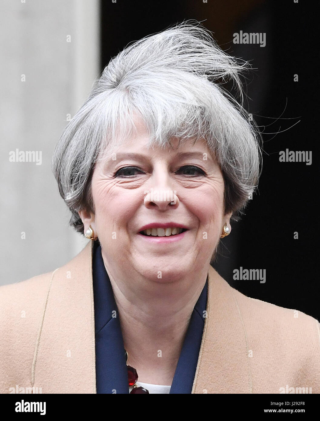 Prime Minister Theresa May leaves 10 Downing Street in London, ahead of ...