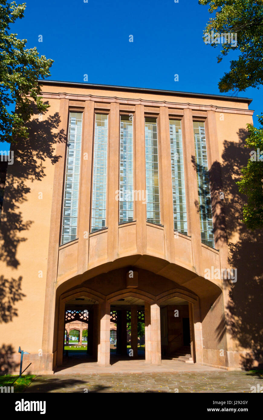 Grassi museums, art deco architecture, Johannisplatz, Leipzig, Saxony ...