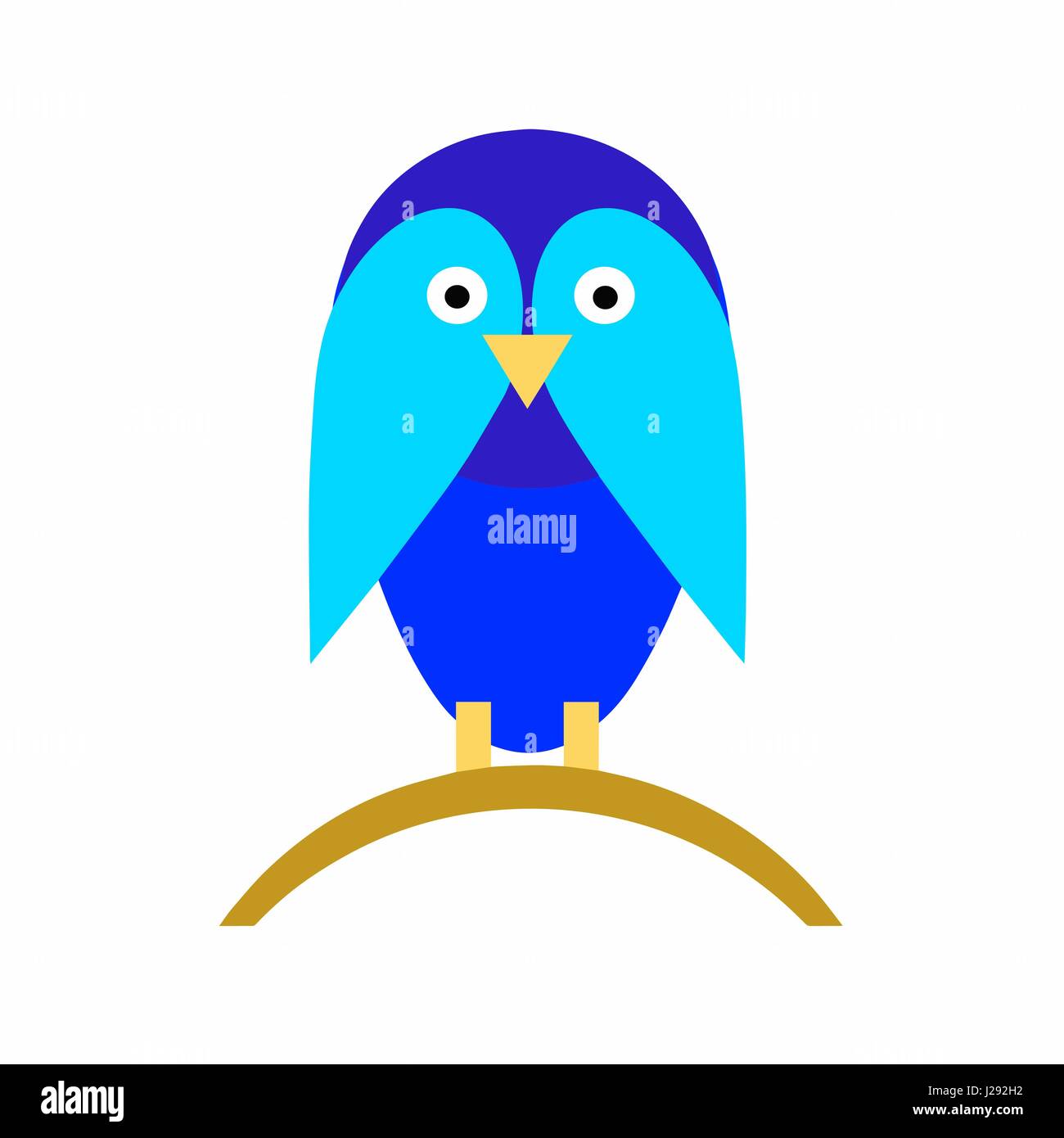 blue bird vector Stock Vector Image & Art - Alamy