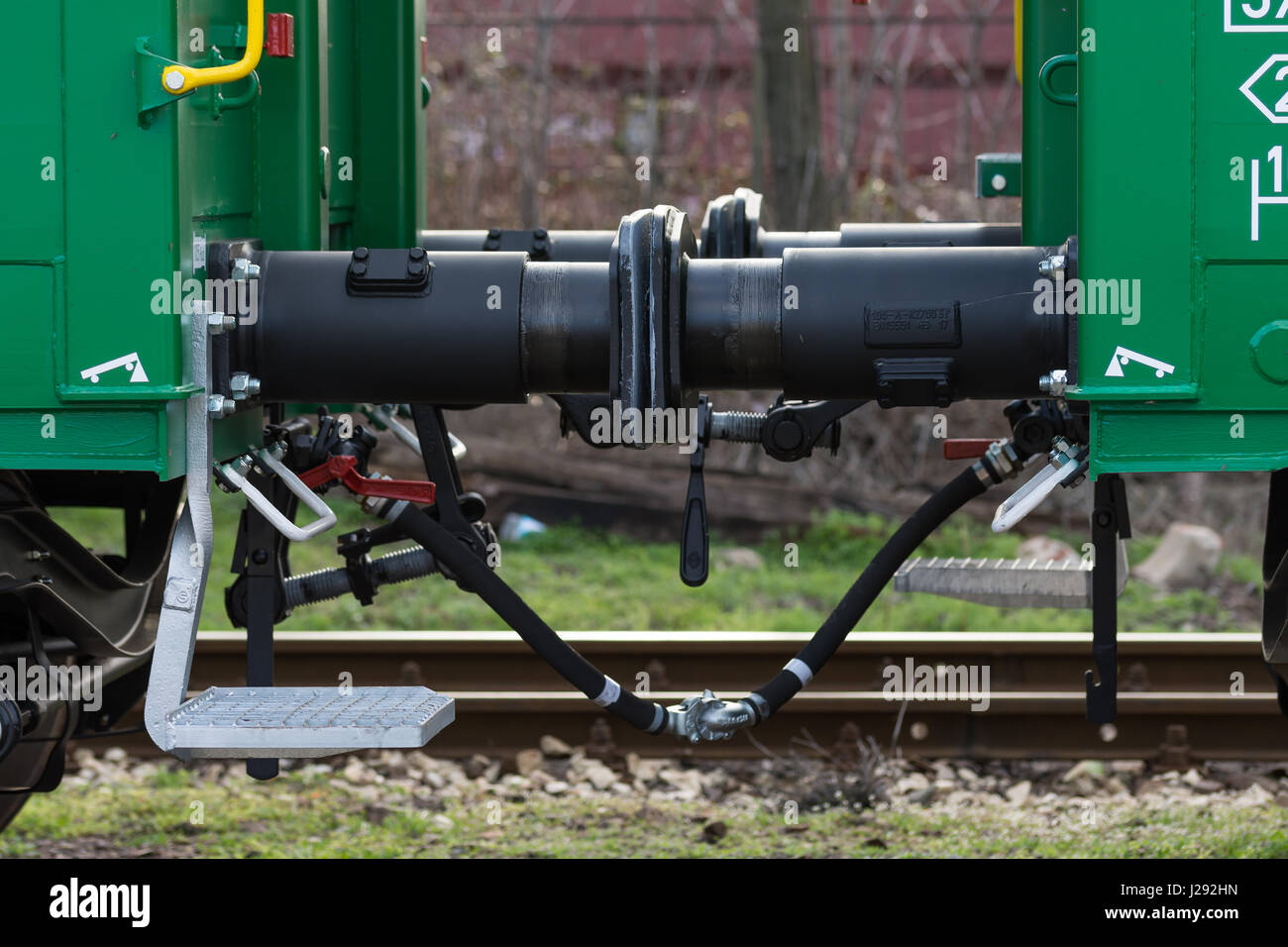 Train buffer hi-res stock photography and images - Alamy