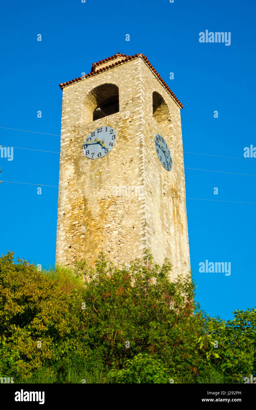 Clock tower, Ulcinj, Ulqin, Montenegro, Crna Gora, Europe Stock Photo - Alamy