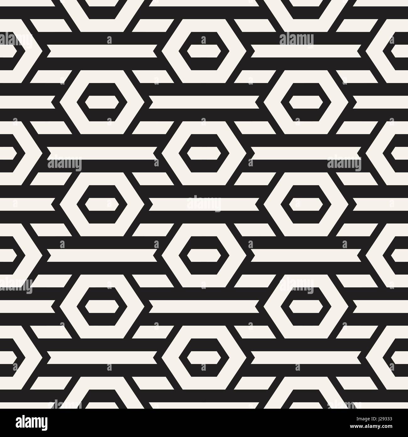 Vector Seamless Pattern. Modern Geometric Texture. Repeating Lattice ...