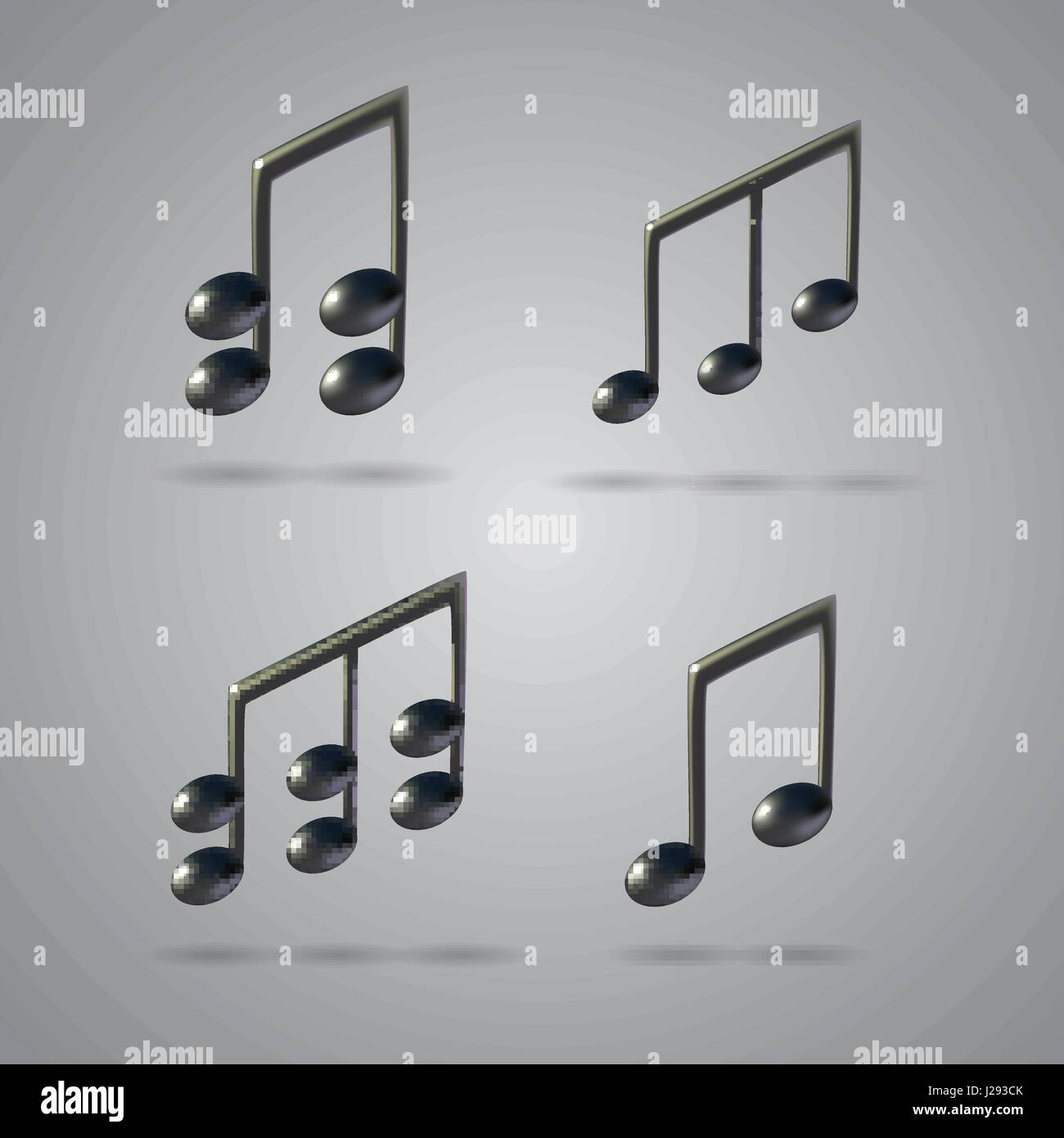 Musicnote 3d hi-res stock photography and images - Alamy