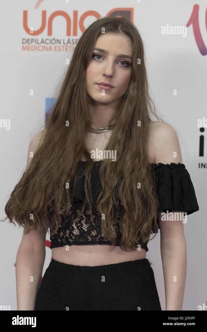 English singer Birdy performing live at the 'La noche de Cadena 100 ...