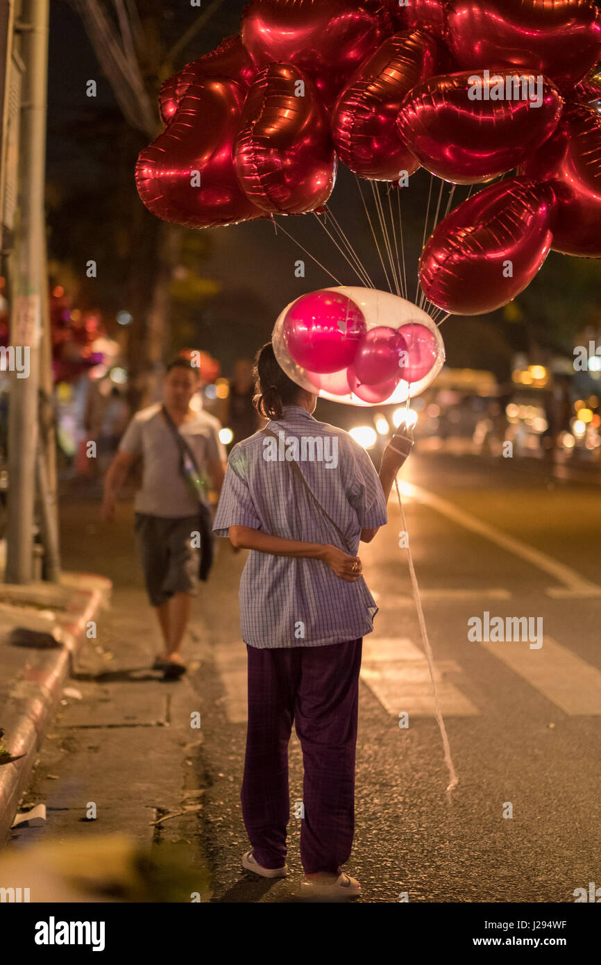 Balloon seller in bangkok hi-res stock photography and images - Alamy