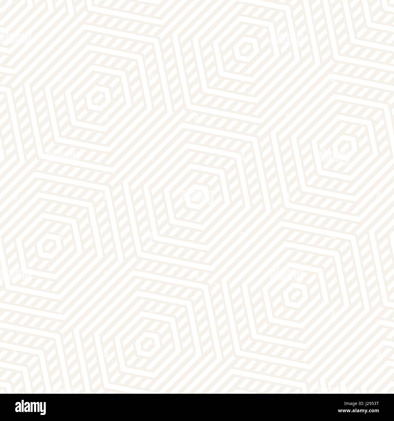 Vector Seamless Pattern. Modern Subtle Geometric Texture. Repeating Lattice Abstract Background ...
