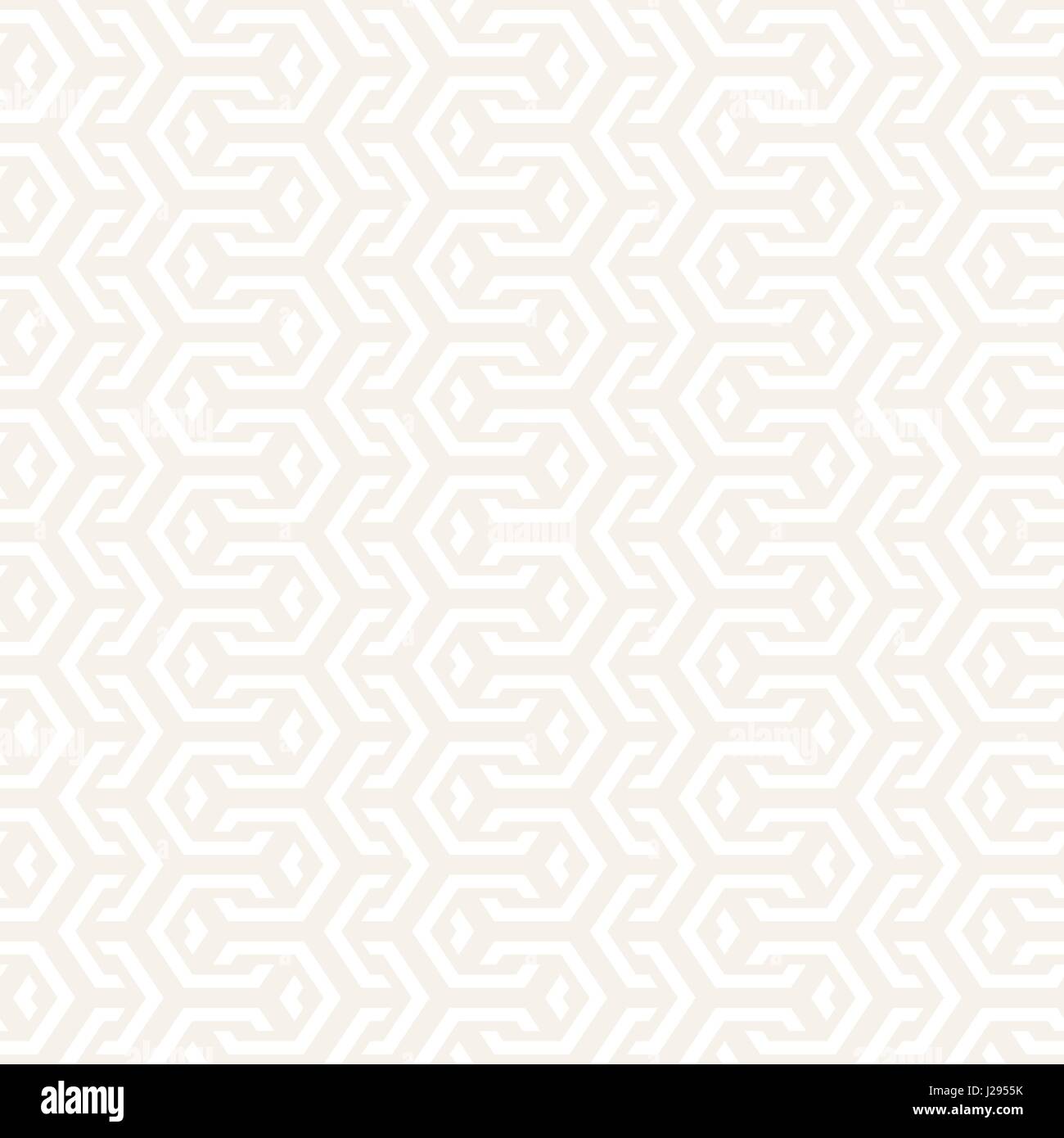 Vector Seamless Interlacing Lines Pattern. Modern Stylish Texture. Repeating Geometric ...