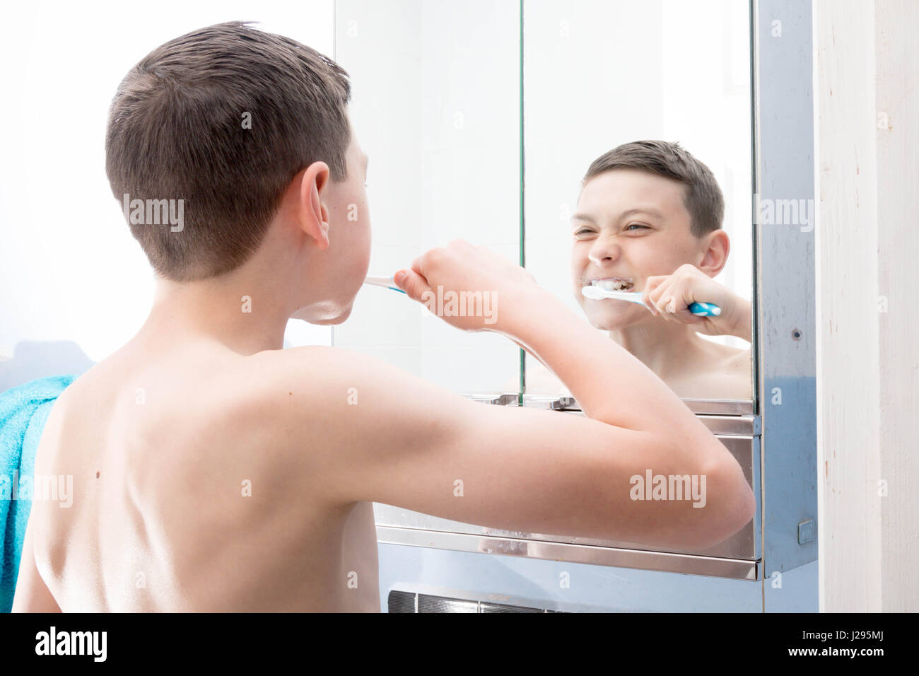 Washing mouth with soap hi-res stock photography and images - Alamy