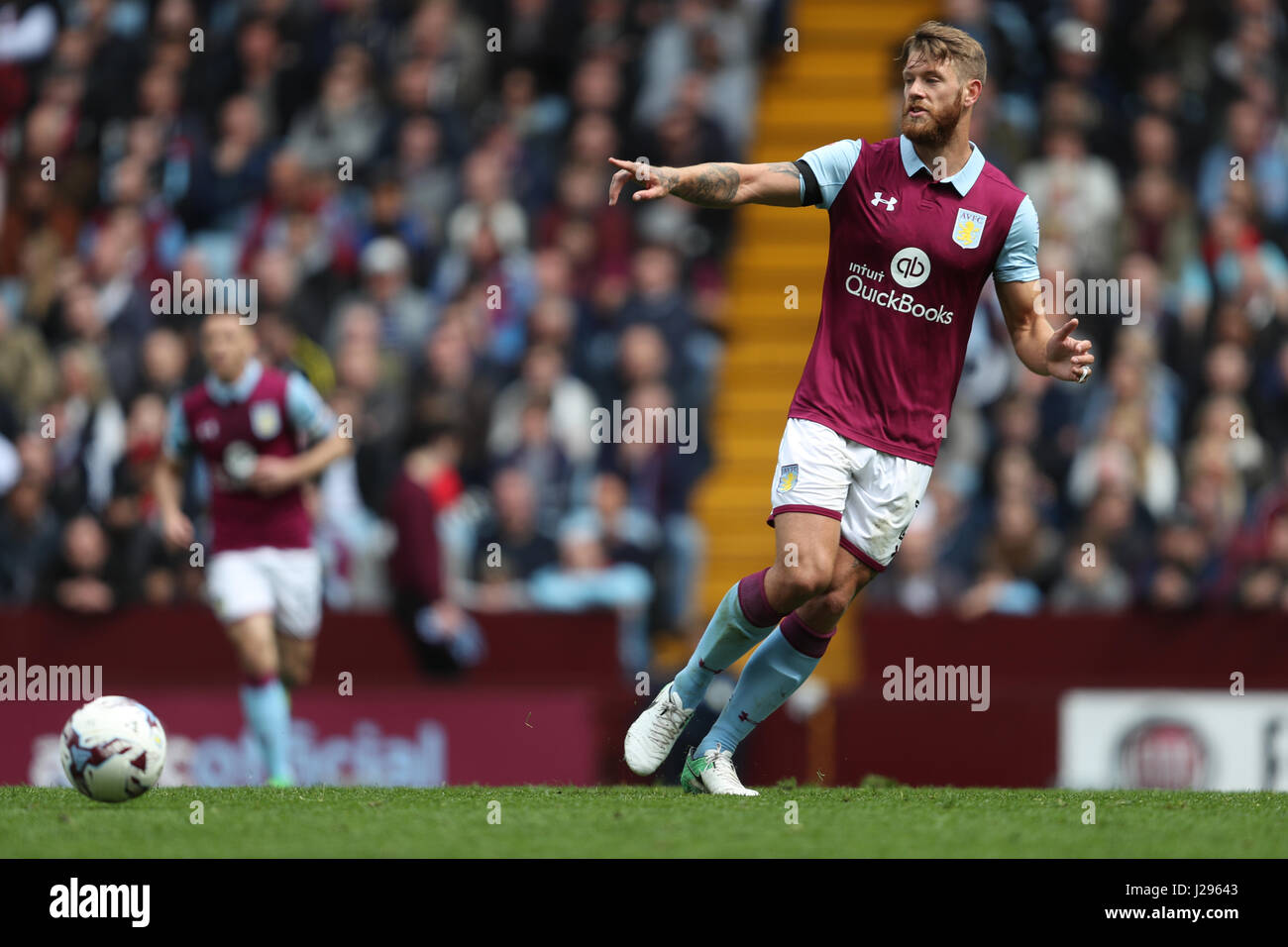 Aston Villa's Nathan Baker Stock Photo - Alamy