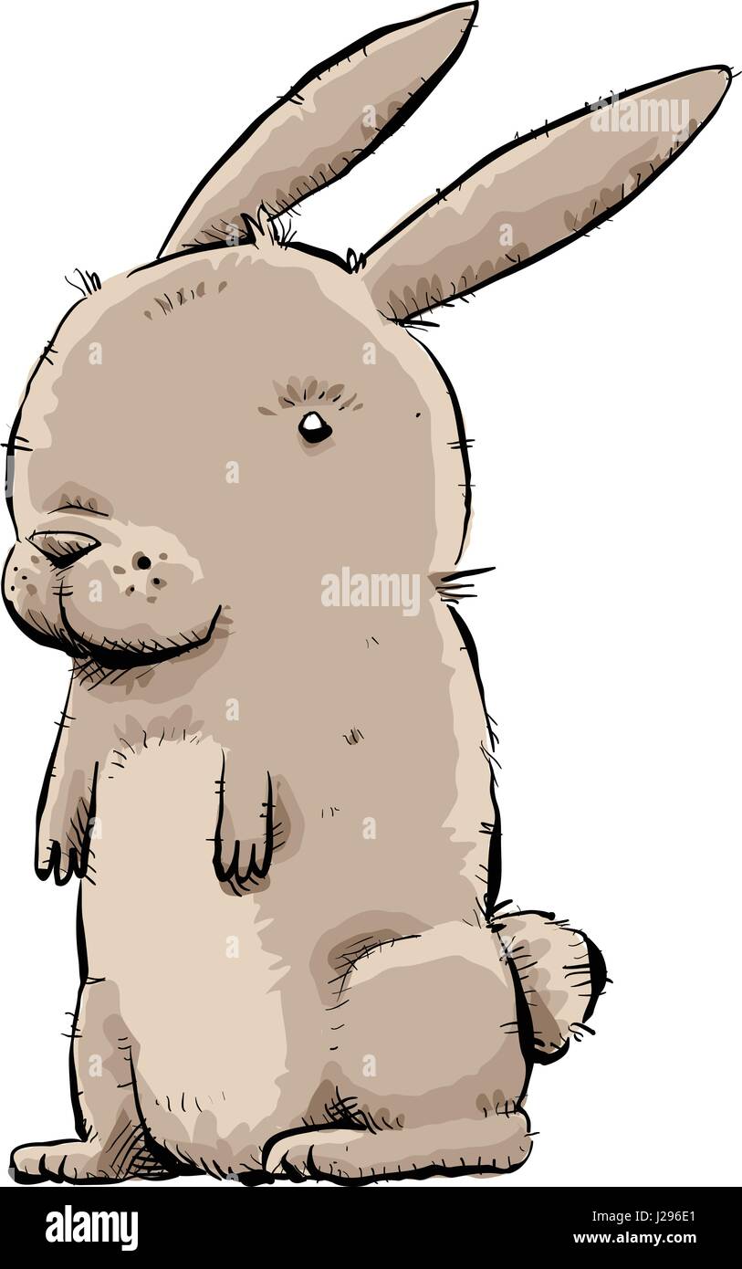 A furry, soft cartoon bunny rabbit Stock Vector Image & Art - Alamy