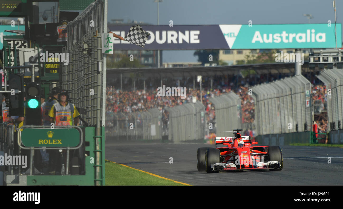 Ferrari sf70h of sebastian vettel hi-res stock photography and images ...