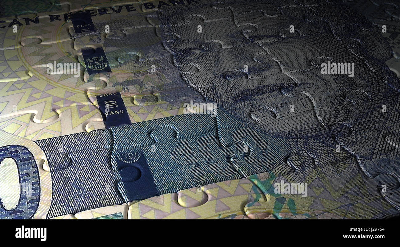 Concept south african banknotes hi-res stock photography and images - Alamy