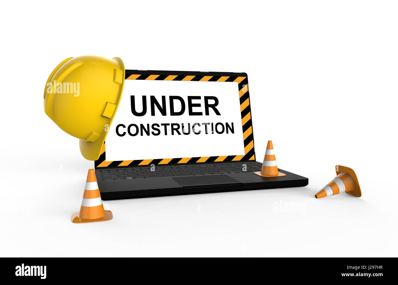 3d Concept Under Construction High Resolution Stock Photography and ...