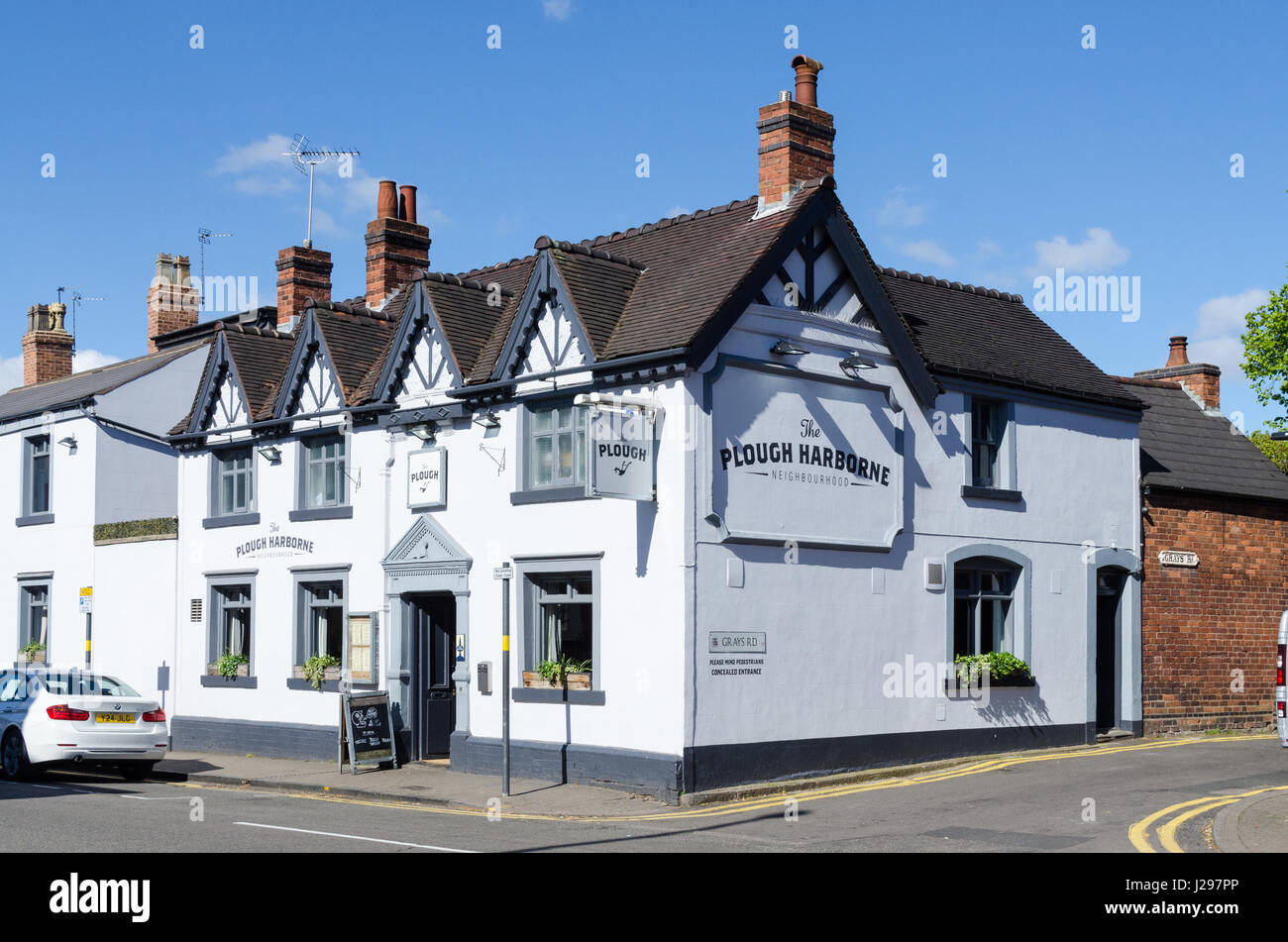The Plough award winning public house in Harborne, Birmingham Stock ...