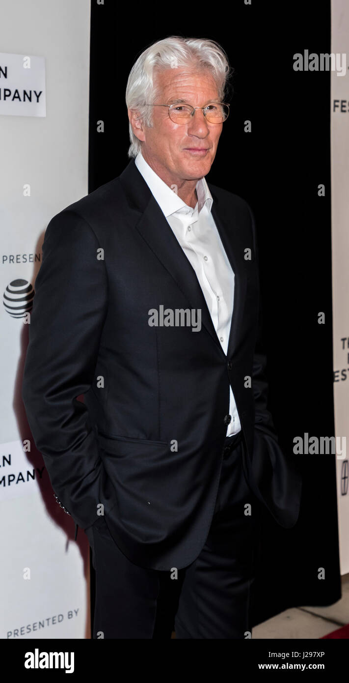 New York, United States. 24th Apr, 2017. Actor Richard Gere attends ...