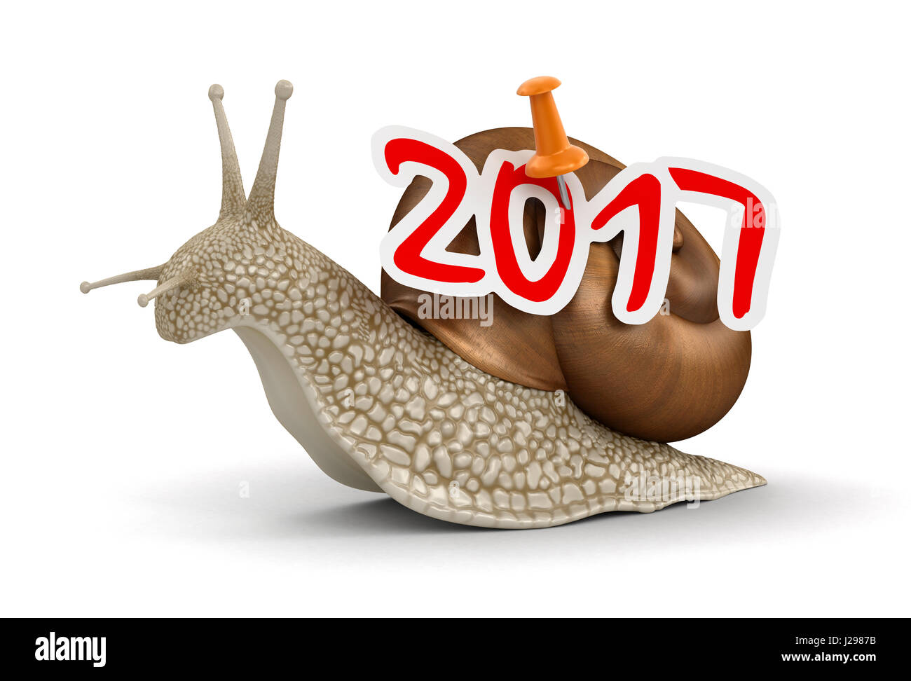 Snail calendar hi-res stock photography and images - Alamy