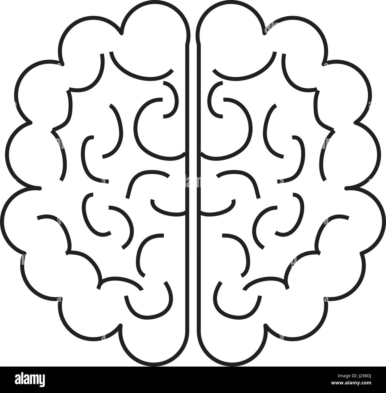 Human brain symbol Stock Vector Image & Art - Alamy