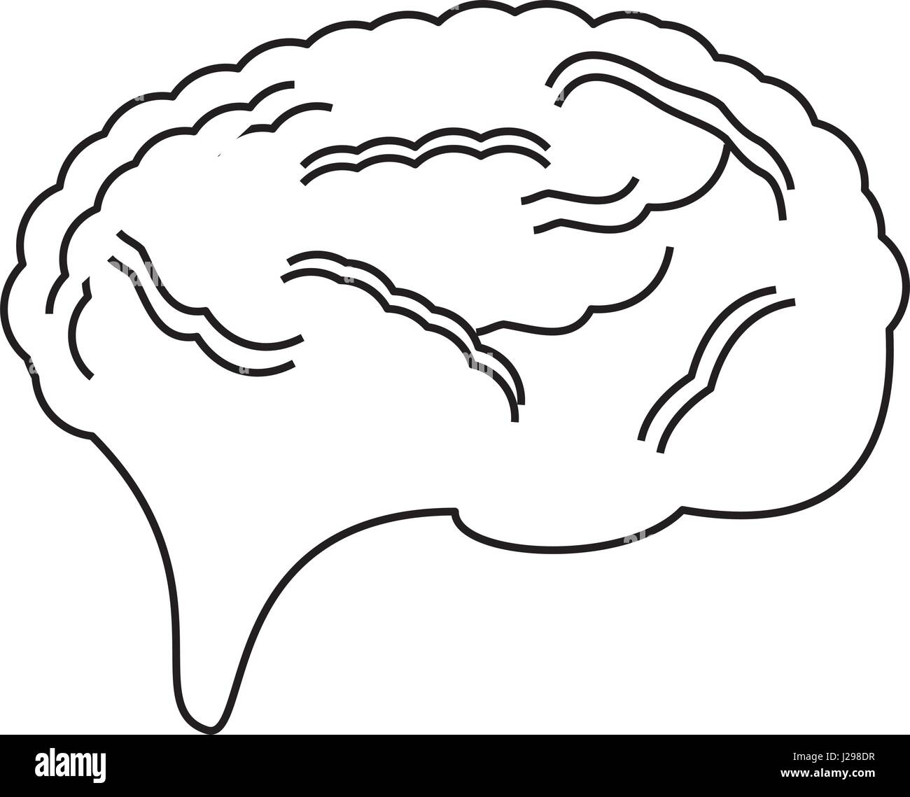Human brain symbol Stock Vector Image & Art - Alamy