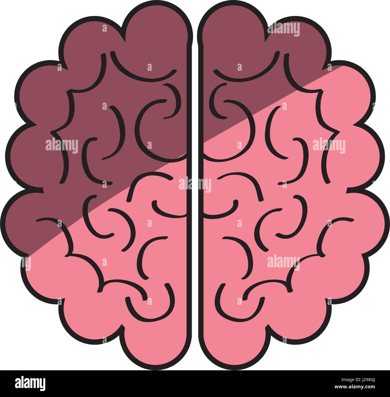 Human brain symbol Stock Vector Image & Art - Alamy