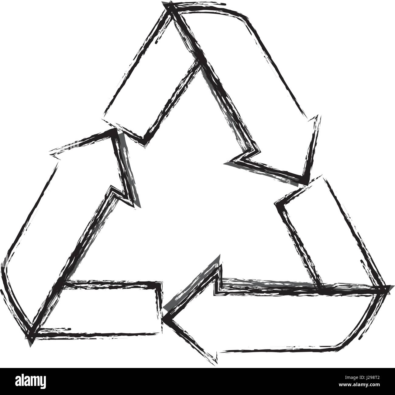 Recycling Symbol Sketch High Resolution Stock Photography and Images ...