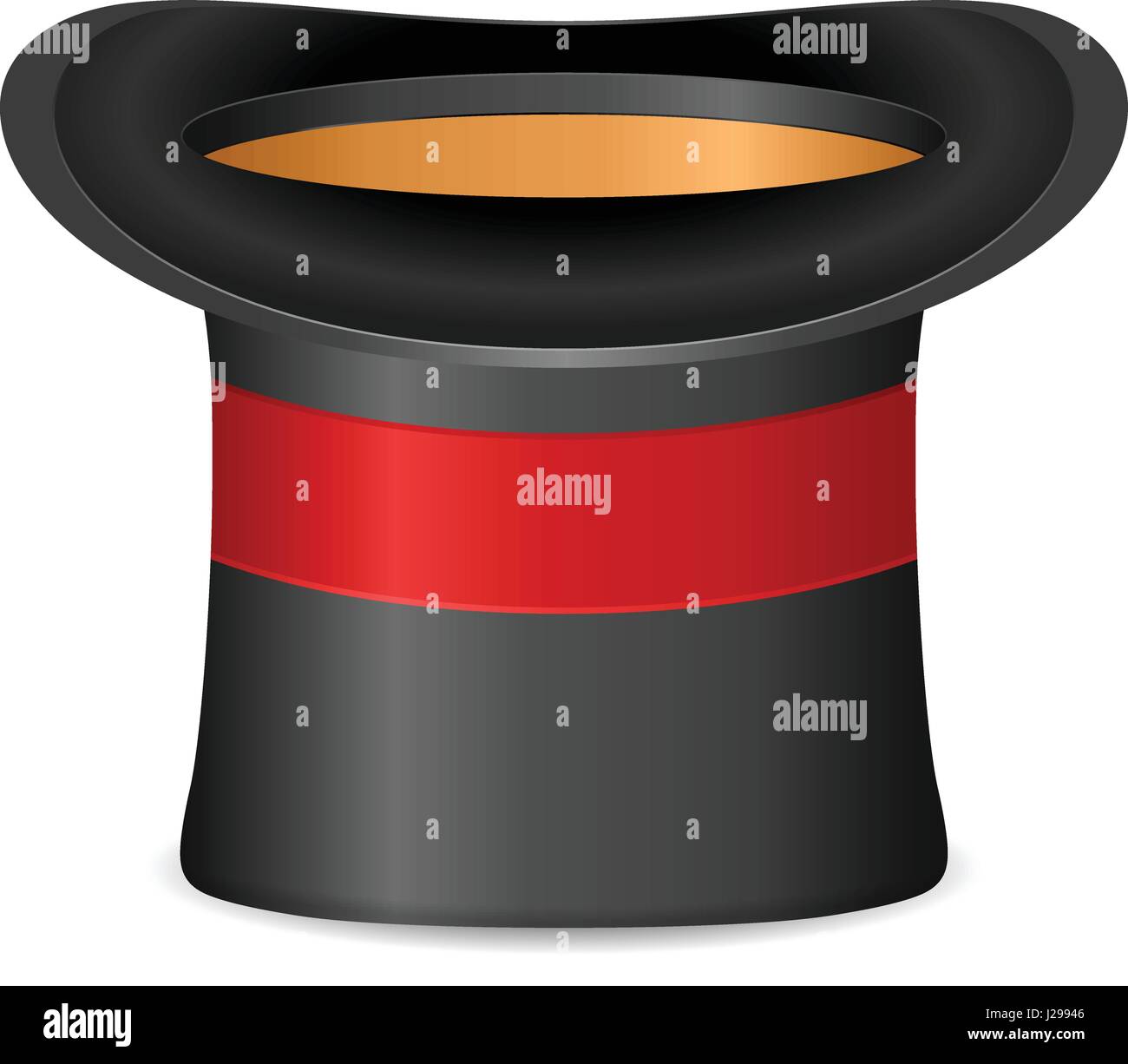 Cylinder hat on a white background Stock Vector Image & Art - Alamy