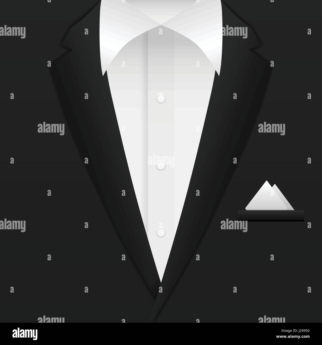 Man formal suit background. Vector illustration Stock Vector Image ...