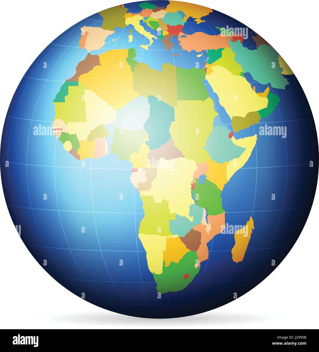 Globe africa hi-res stock photography and images - Alamy