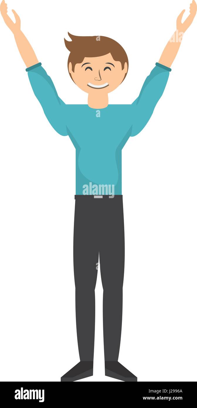 Man celebrating cartoon Stock Vector Image & Art - Alamy