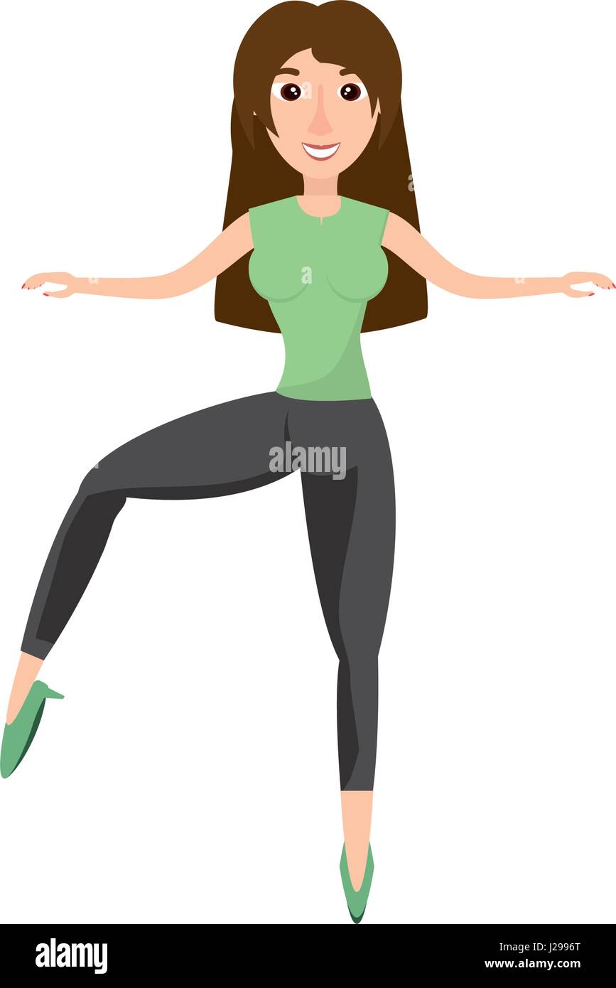 Woman celebrating cartoon Stock Vector Image & Art - Alamy