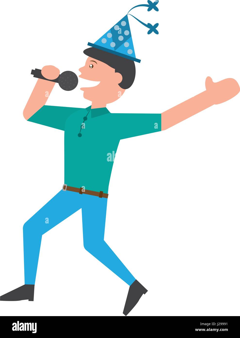 Man celebrating cartoon Stock Vector Image & Art - Alamy