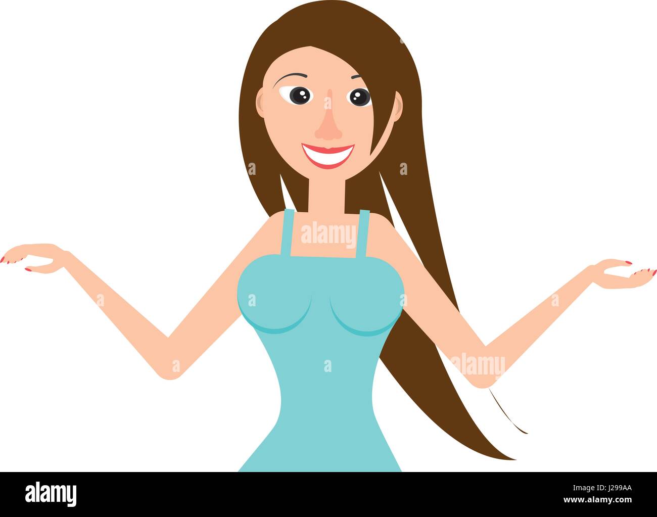 Woman celebrating cartoon Stock Vector Image & Art - Alamy