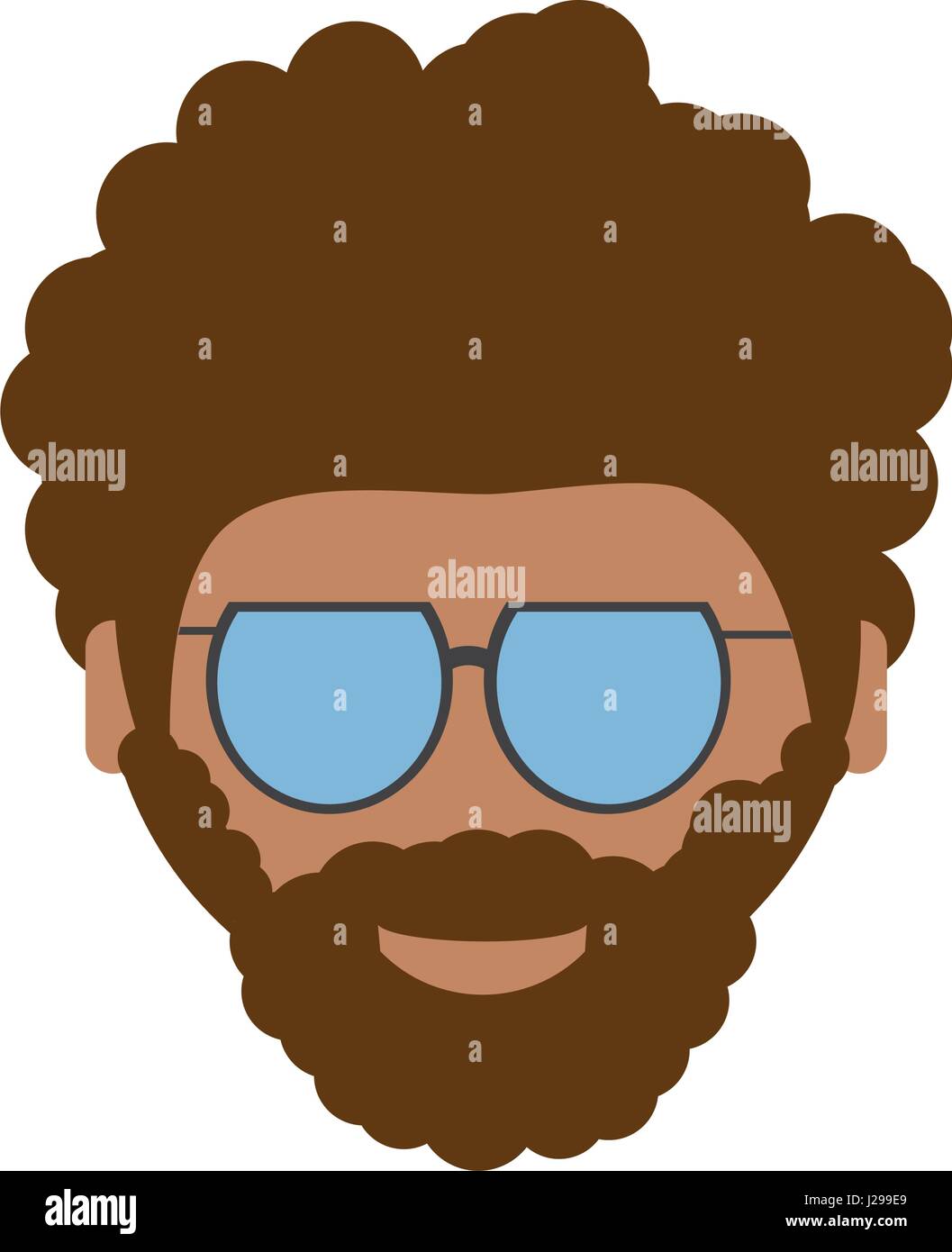 Happy man face cartoon Stock Vector Image & Art - Alamy