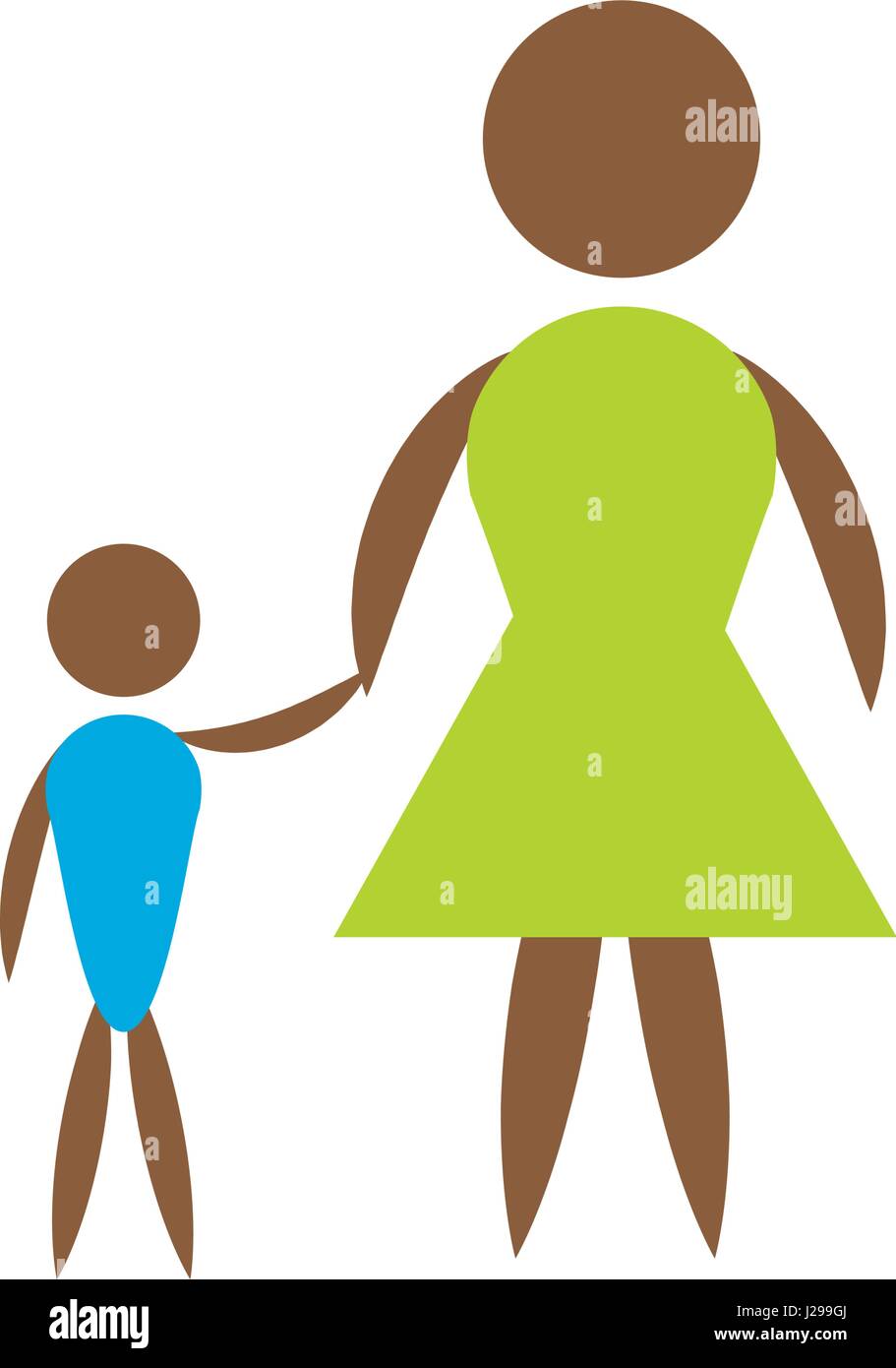 mother and son icon Stock Vector Image & Art - Alamy