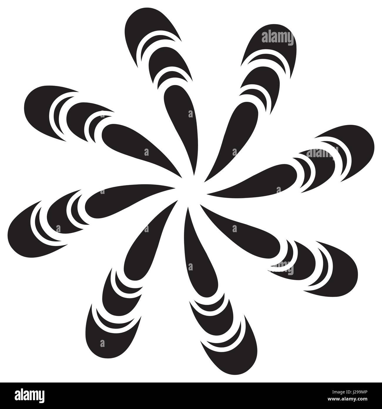 Symmetrical triangle icon Cut Out Stock Images & Pictures - Alamy