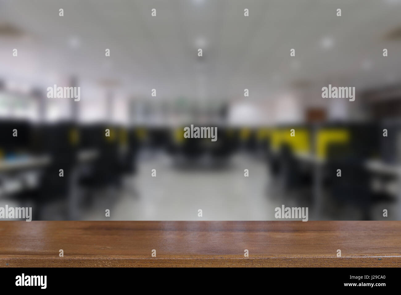 Group of computer neatly placed in a computer study lab room at the ...