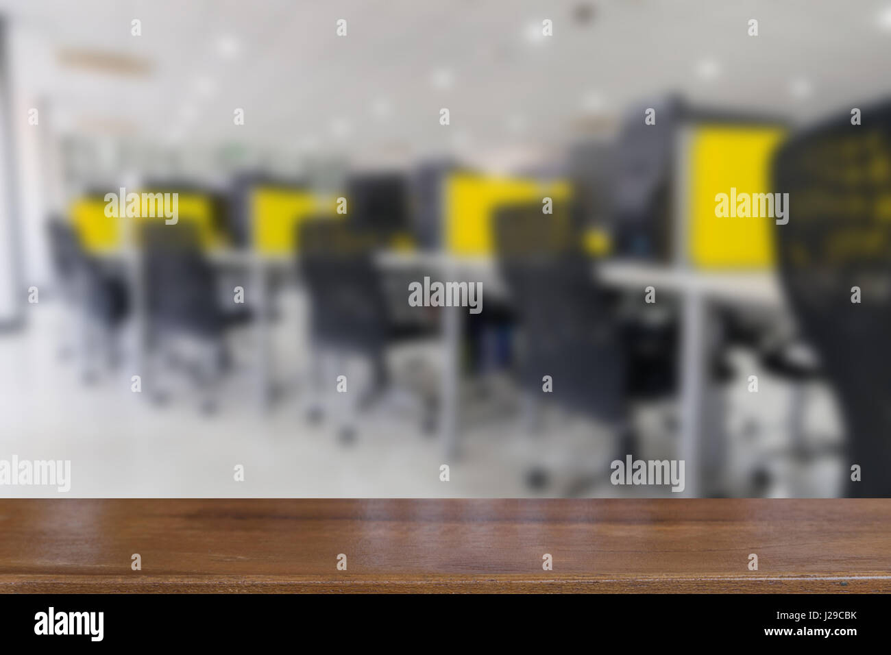 Group of computer neatly placed in a computer study lab room at the ...