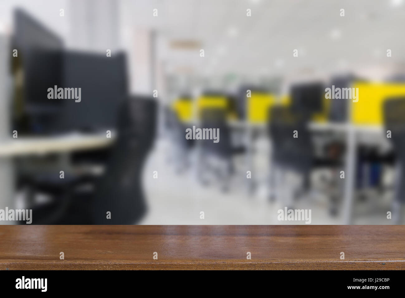 Group of computer neatly placed in a computer study lab room at the ...