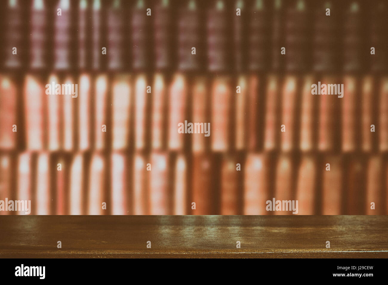 interior of modern library with gray book shelves, blur background with ...