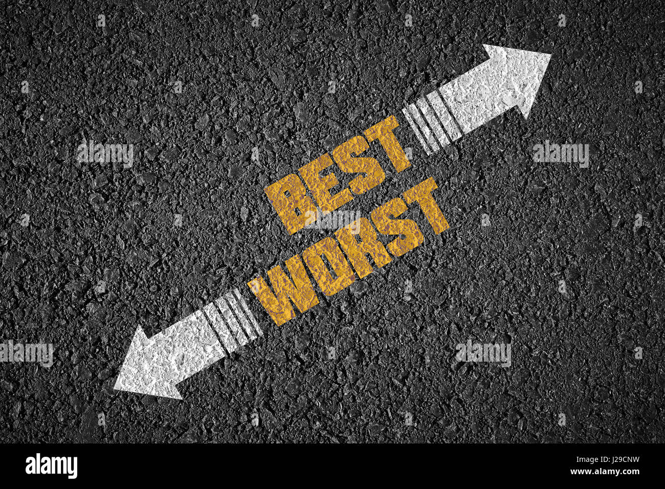 best or the worst Stock Photo - Alamy