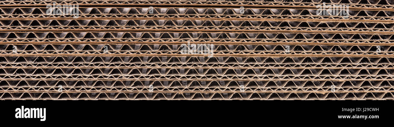Corrugated cardboard background Stock Photo - Alamy