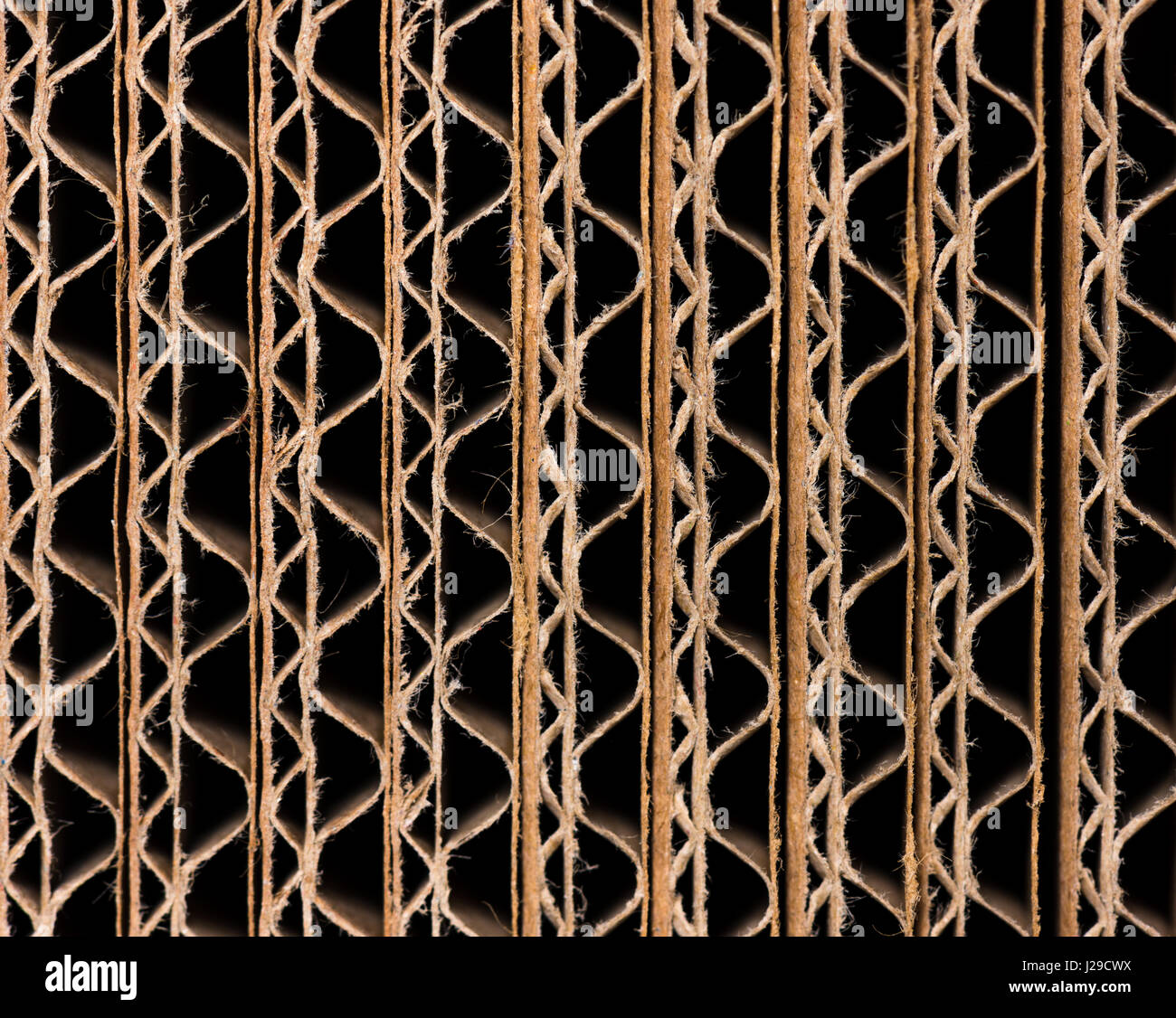 Corrugated cardboard background Stock Photo - Alamy