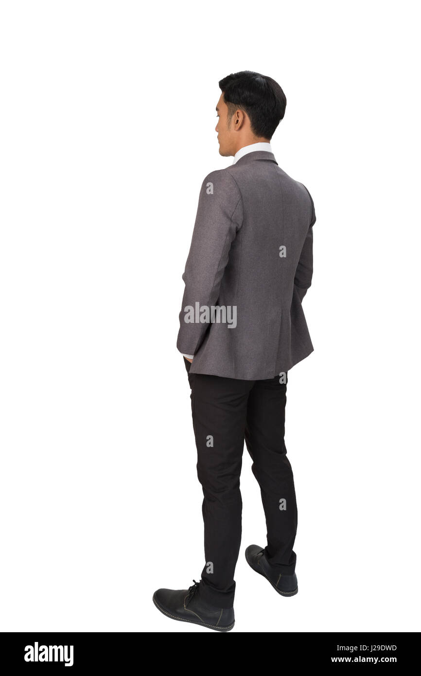 Backside view back view businessman hi-res stock photography and images ...